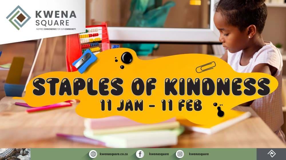 Staples of Kindness Stationery Drive | Kwena Square